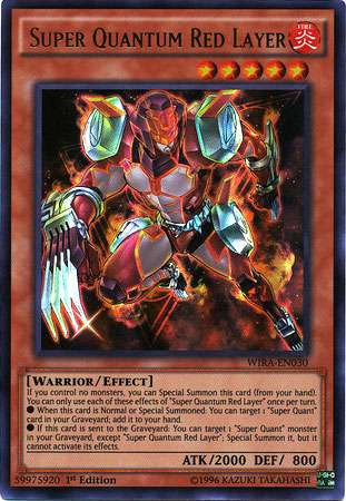 YuGiOh Wing Raiders Single Card Ultra Rare Super Quantum Red Layer WIRA ...