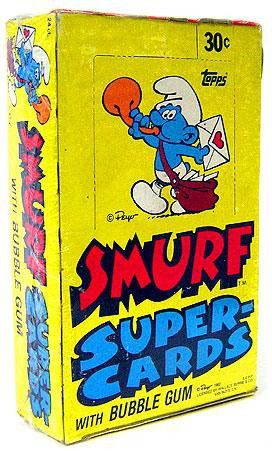 The Smurfs Topps 1982 The Smurfs Trading Card Box - ToyWiz