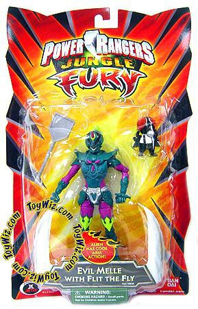 Power Rangers Jungle Fury Evil Melle with Flit the Fly Action Figure ...