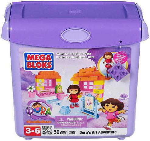 Mega Bloks Dora the Explorer Doras Art Adventure Set 2901 - ToyWiz
