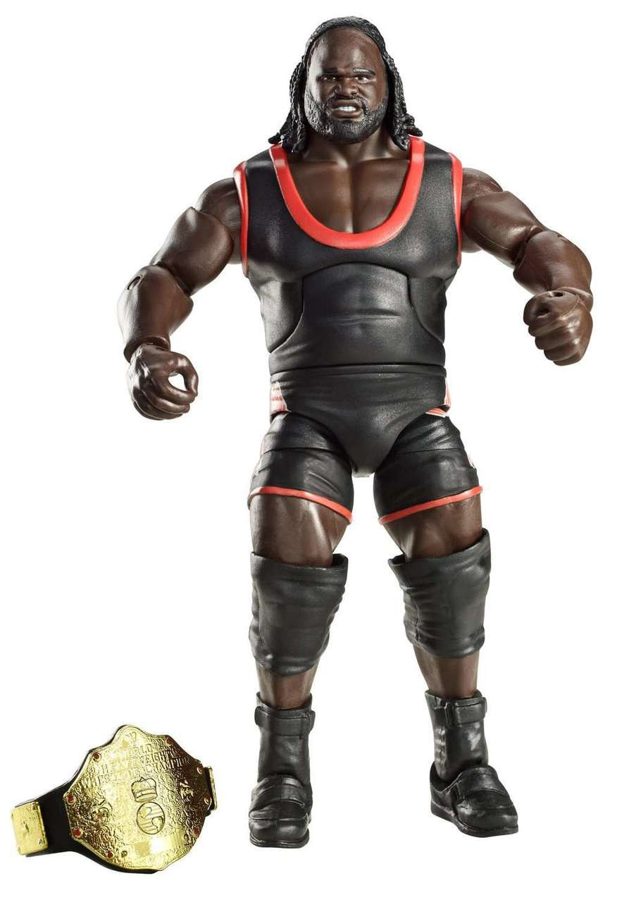 WWE Wrestling Elite Collection Series 15 Mark Henry Action Figure World Heavyweight Championship ...