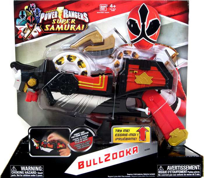 Power Rangers Super Samurai Battle Gear Bullzooka Roleplay Toy Bandai ...