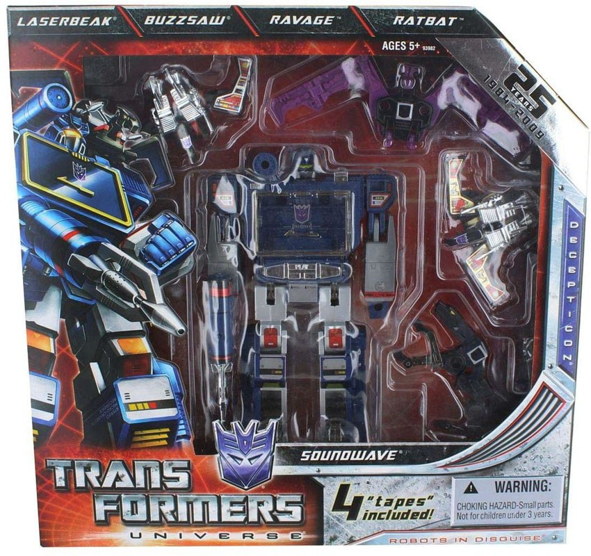Transformers Universe 25th Anniversary Soundwave Exclusive Action ...
