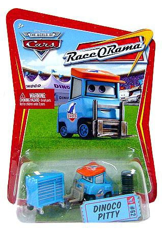 Disney Pixar Cars The World of Cars Race-O-Rama Dinoco Pitty 155 ...
