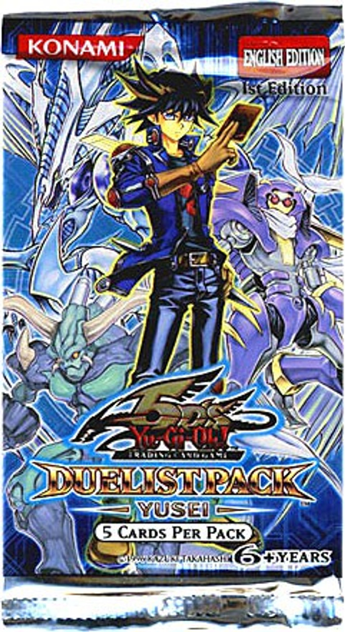 YuGiOh Trading Card Game Duelist Pack Yusei Booster Pack Konami - ToyWiz