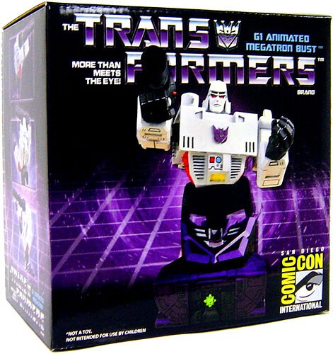 Transformers Statues Busts G1 Megatron Exclusive Bust Hasbro Toys - ToyWiz