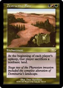 Magic The Gathering Planeshift Single Card Rare Destructive Flow 102 ...