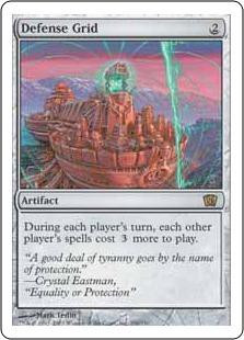 Magic The Gathering 8th Edition Single Card Rare Defense Grid 296 - ToyWiz