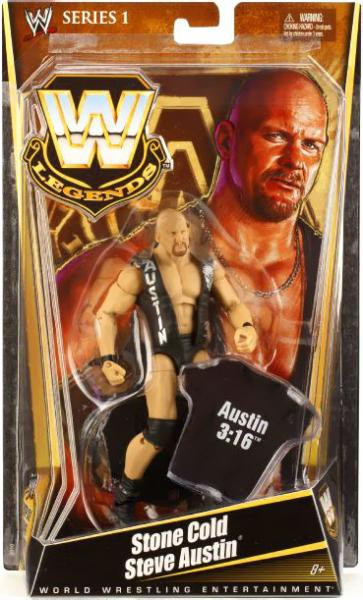 WWE Wrestling Legends Series 1 Stone Cold Steve Austin Action Figure ...