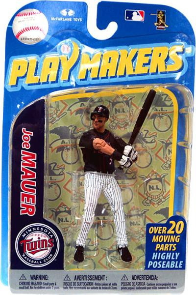 McFarlane Toys MLB Minnesota Twins Playmakers Series 2 Joe Mauer Action ...