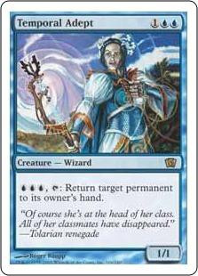 Magic The Gathering 8th Edition Single Card Rare Temporal Adept 106 ...