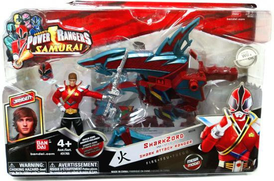 Power Rangers Samurai SharkZord Shark Attack Ranger Jayden Action ...