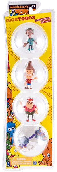 NickToons Jimmy Neutron Jimmy Neutron 2 Mini Figure 4-Pack Jazwares ...