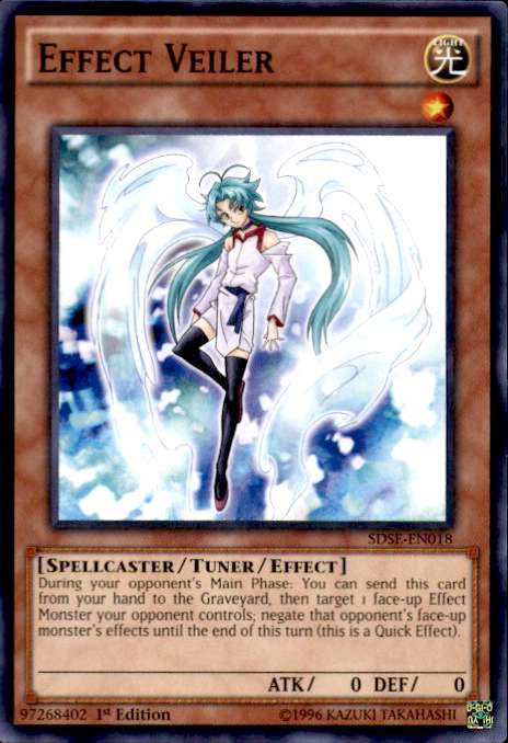 YuGiOh Synchron Extreme Structure Deck Single Card Common Effect Veiler ...