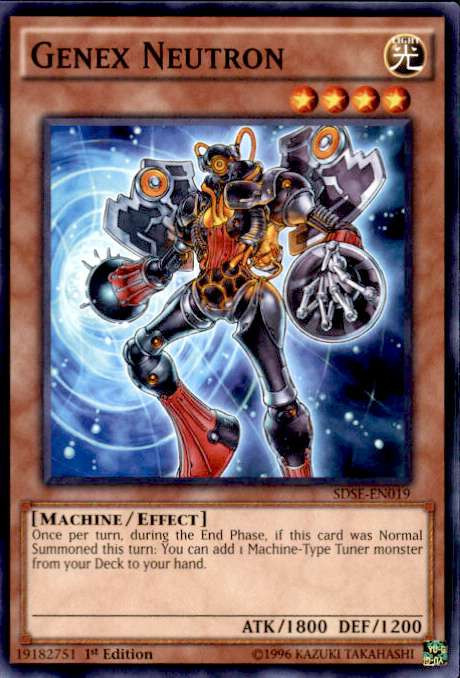 YuGiOh Synchron Extreme Structure Deck Single Card Common Genex Neutron ...