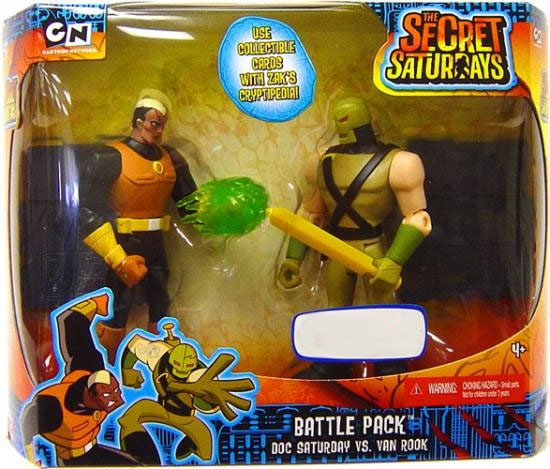 The Secret Saturdays Doc Saturday vs. Van Rook Exclusive Action Figure ...