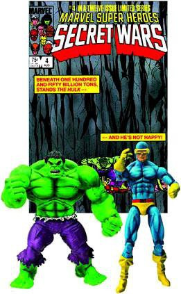 Marvel Universe 25th Anniversary Secret Wars Comic Packs Hulk Cyclops ...