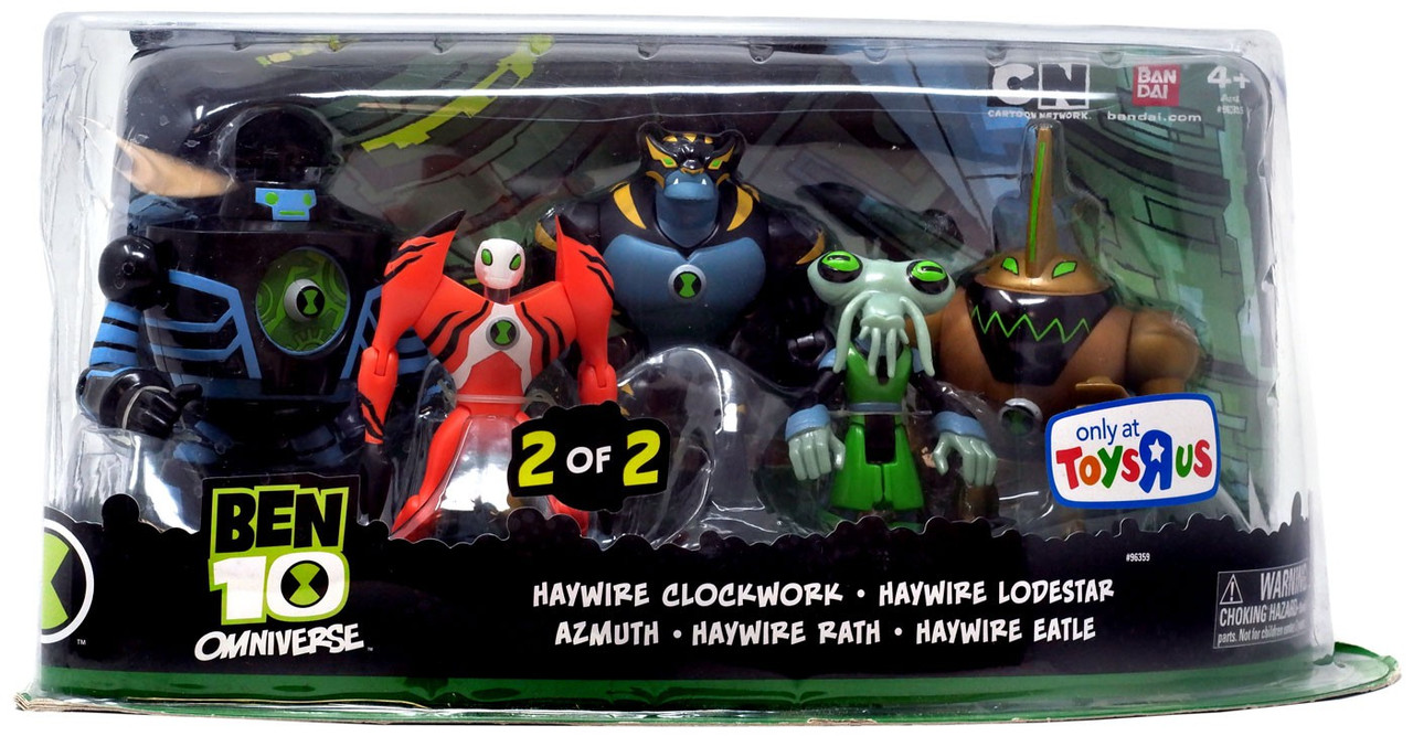 Ben 10 Omniverse Haywire Exclusive Action Figure 5-Pack 2 Bandai ...