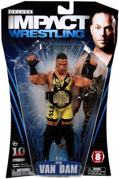 TNA Wrestling Deluxe Impact Series 8 Rob Van Dam Action Figure Jakks ...