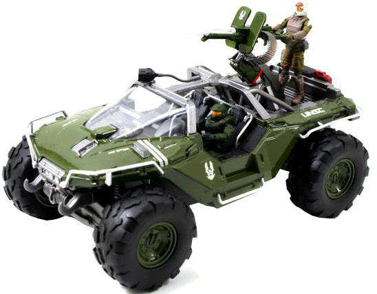 Halo 4 S-1 Series UNSC Warthog with Master Chief Marine 7 Diecast Set ...