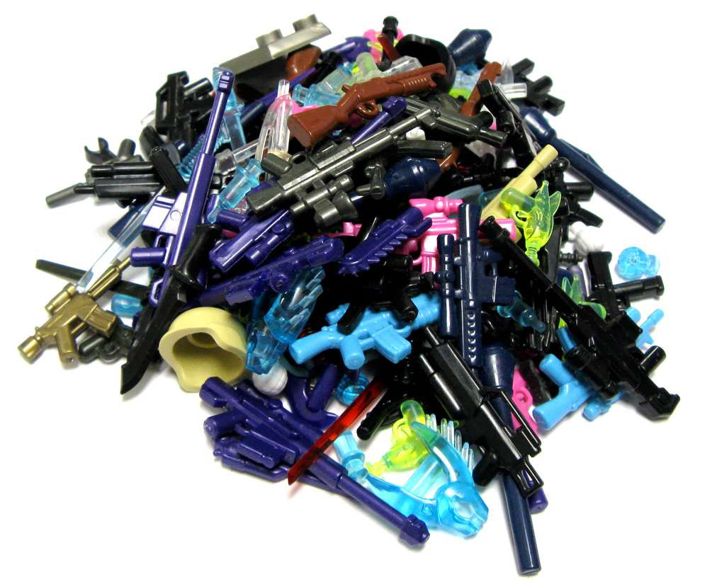 BrickArms Weapons MEGA Collection Exclusive 2.5 100 RANDOM pieces - ToyWiz