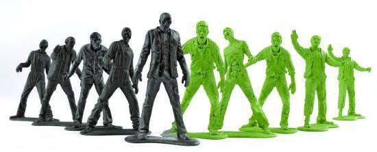 The Walking Dead AMC TV Army Men Walker Horde Army Men Set Gentle Giant ...