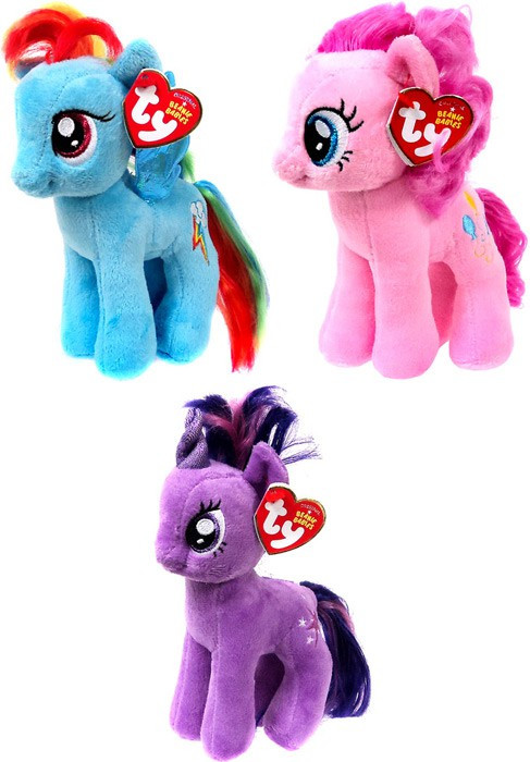 My Little Pony My Little Pony Beanie Baby Set Ty - ToyWiz