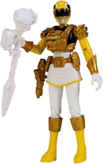 Power Rangers Megaforce Ultra Yellow Ranger Action Figure Bandai ...