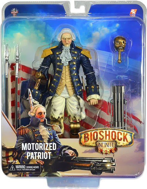 NECA Bioshock Infinite Motorized Patriot George Washington 9 Action ...