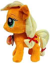 My Little Pony Friendship is Magic Small 6.5 Inch Applejack 6.5 Plush ...