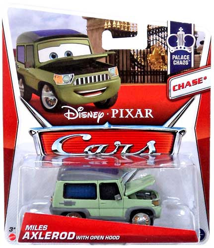 Disney Pixar Cars Series 3 Miles Axlerod with Open Hood 155 Diecast Car ...