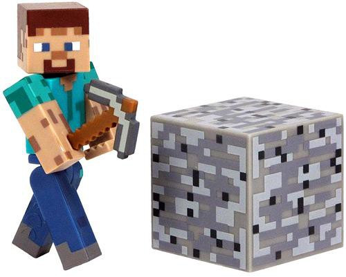 Minecraft Series 1 Steve Action Figure Overworld Jazwares - ToyWiz