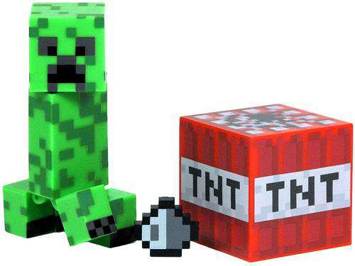 Minecraft Series 1 Creeper Action Figure Overworld Jazwares - ToyWiz