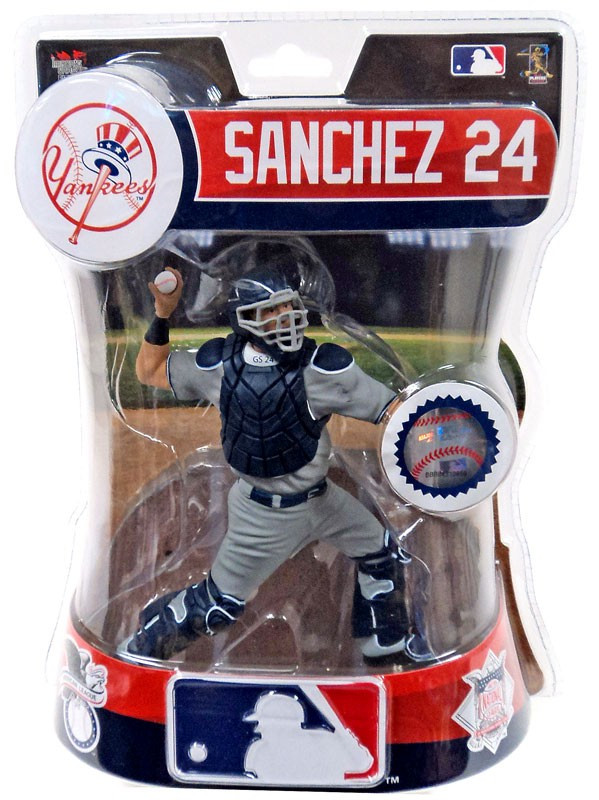 MLB New York Yankees 2018 Gary Sanchez Action Figure Imports Dragon ...