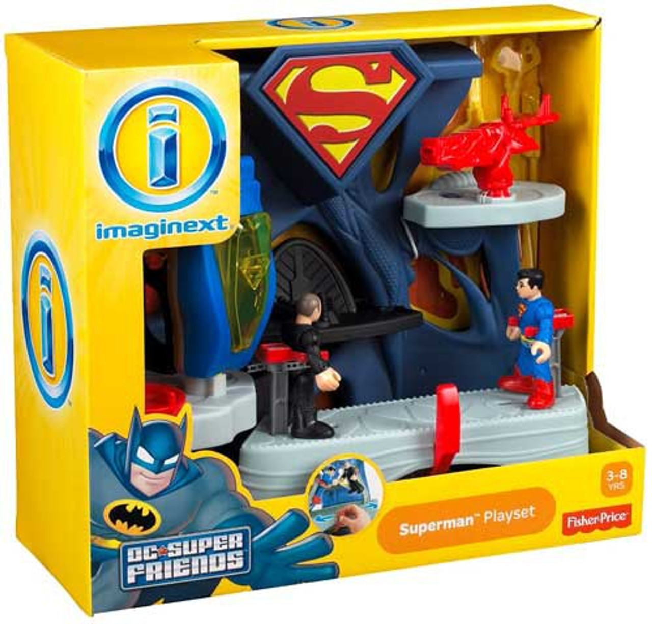 Fisher Price DC Super Friends Imaginext Superman 3 Figure Set - ToyWiz Fisher Price DC Super Friends Imaginext Superman 3 Figure Set - ToyWiz