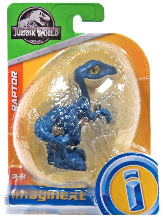 Jurassic World Imaginext Raptor Mini Figure Blue Mattel - ToyWiz