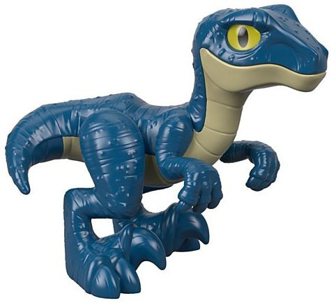 Fisher Price Jurassic World Imaginext Raptor Mini Figure Blue - ToyWiz