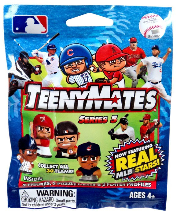 MLB TeenyMates Series 5 Mystery Box 32 Packs Party Animal Toys - ToyWiz