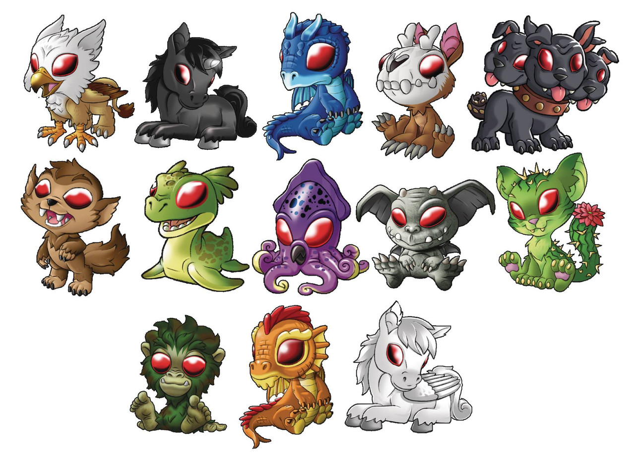 Cryptkins Series 2 Mystery Box 12 Packs Cryptozoic Entertainment - ToyWiz