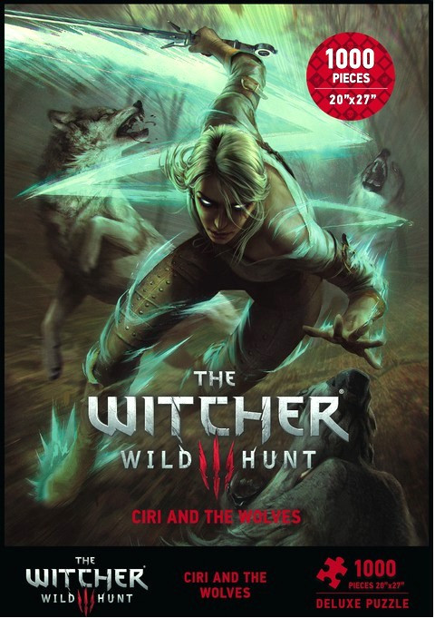 The Witcher 3 Wild Hunt Ciri and the Wolves 27 Puzzle Dark Horse - ToyWiz