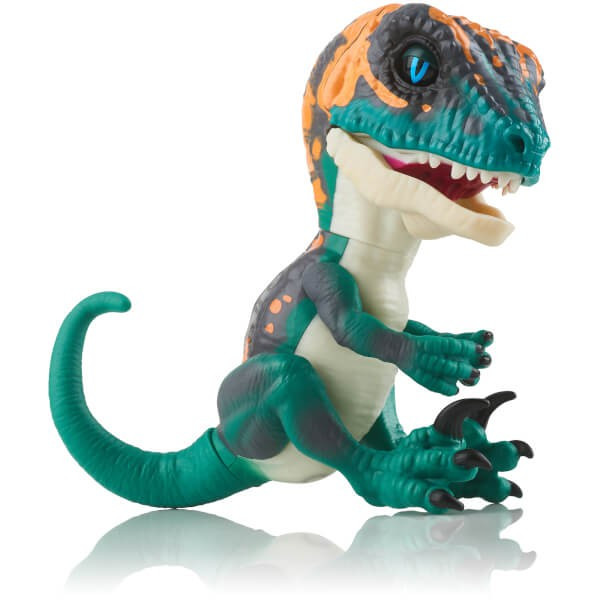 Fingerlings Untamed Dinosaur Fury the Velociraptor Figure Greenish Blue ...