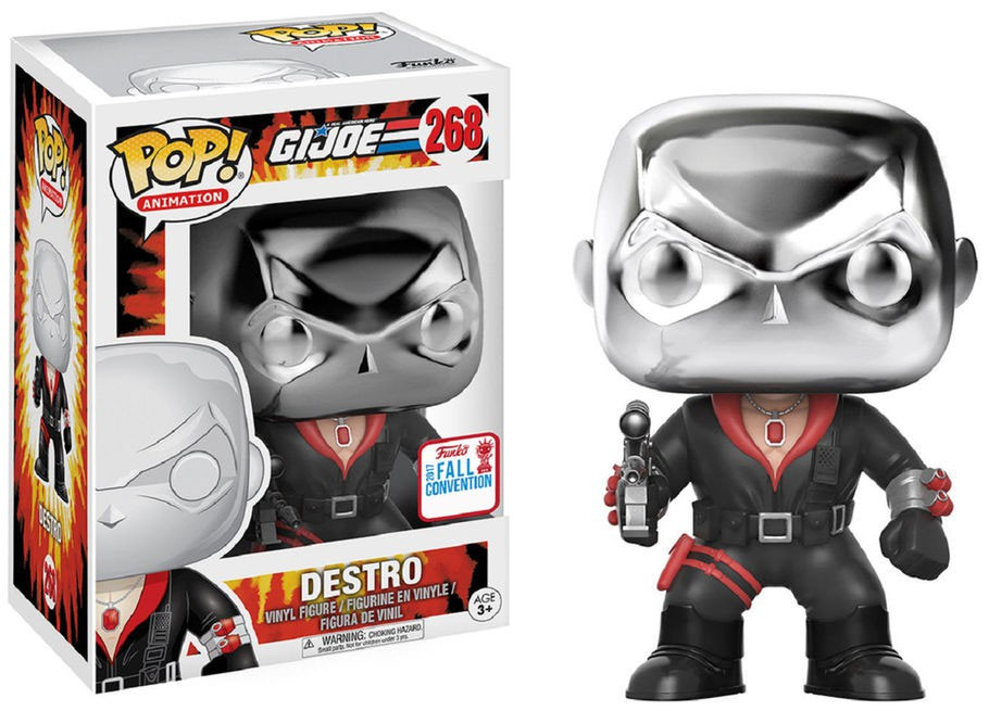 Funko GI Joe POP Animation Destro Exclusive Vinyl Figure 268 Damaged ...