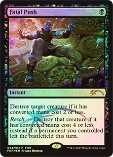 Magic The Gathering Friday Night Magic Single Card Promo Fatal Push FNM ...