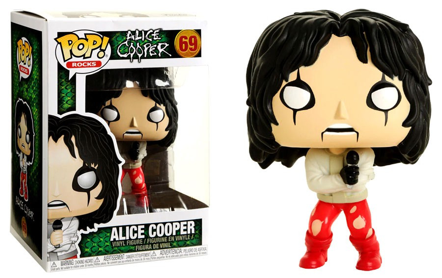 Funko Alice Cooper POP Rocks Alice Cooper Exclusive Vinyl Figure 69 ...