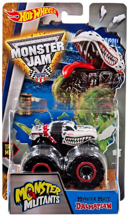 Hot Wheels Monster Jam Monster Mutants Monster Mutt Dalmatian 164 Die ...