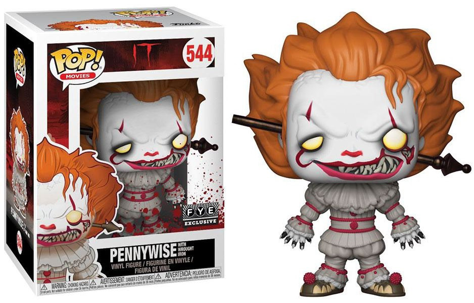 Funko IT Movie 2017 POP Movies Pennywise with Wrought Iron Exclusive ...