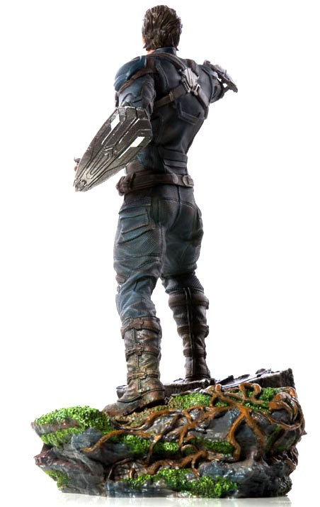 Marvel Avengers Infinity War Captain America 110 Battle Diorama Statue ...