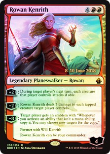 Magic The Gathering Prerelease Release Single Card Mythic Rare Rowan ...