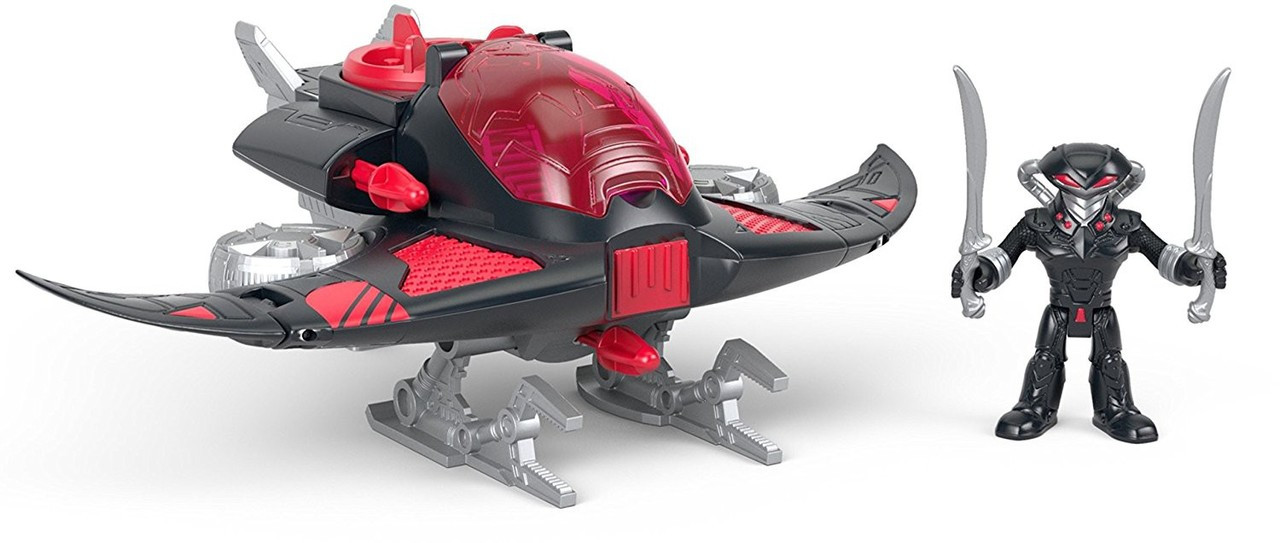 Fisher Price DC Super Friends Imaginext Aquaman Black Manta Sub Figure ...