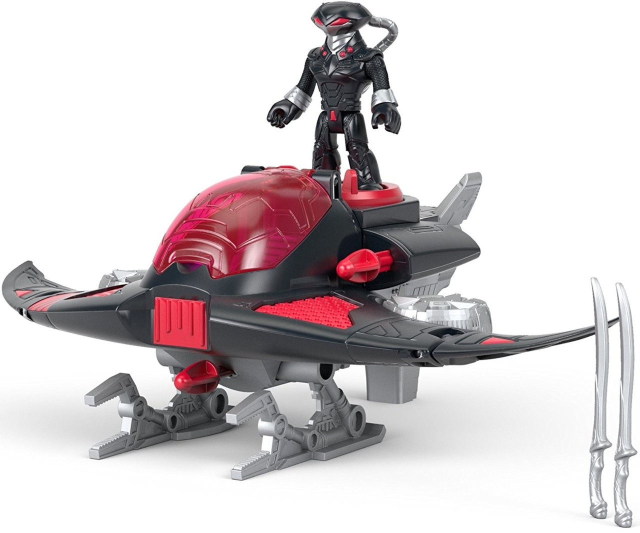 Fisher Price DC Super Friends Imaginext Aquaman Black Manta Sub Figure ...